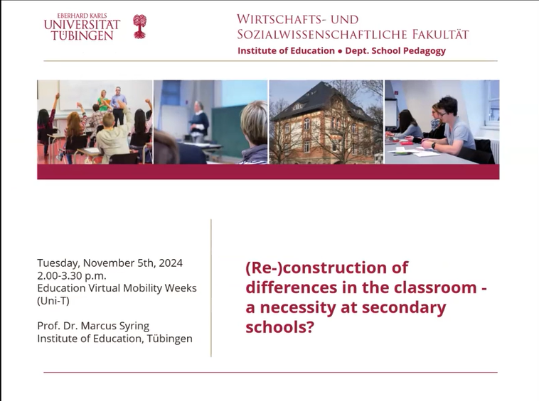 (Re-)construction of differences in the classroom – a necessity at ...